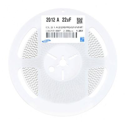 China SMD MLCC Ceramic Capacitor 2012 A 0805 6.3V 22uF 20% X5R CL21A226MQQNNNE for sale
