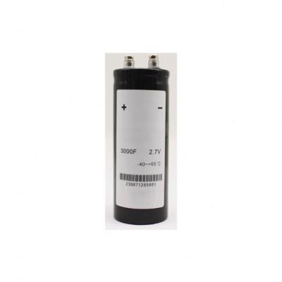 China 50*130mm super farah capacitor 2.7V 3000F brand new high voltage capacitor for sale