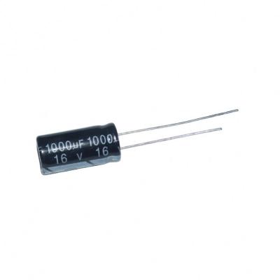 China 1000uF 6.3V 10V 16V 25V 35V 50V 63V 100V 20% 10*16mm 105C DIP Aluminum Electrolytic Capacitor for sale