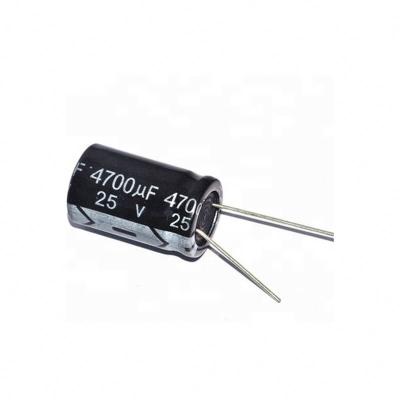 China Electrolytic Capacitor Price 4700uf 25v 16x25 for sale