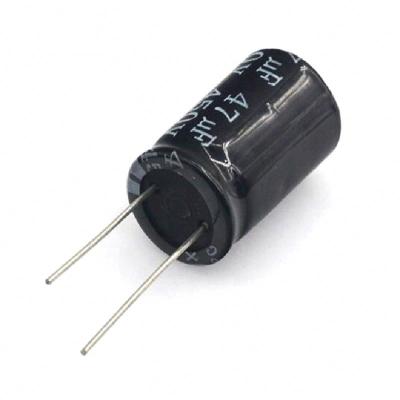 China original 16V/100uF 5*11mm 450V/47UF 16*25mm Aluminum electrolytic capacitor for sale