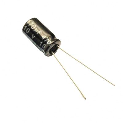 China original 25V/33UF 5*11mm 10V/470UF 6*12mm Aluminum electrolytic capacitor for sale