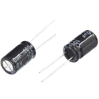 China original 100V/100UF 10*16MM Aluminum electrolytic capacitor for sale