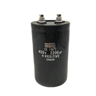 China High quality Screw Terminal Aluminium Electrolytic Capacitor 400V 2200UF for sale