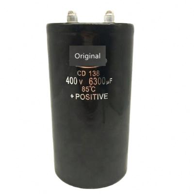 China High quality CD138 Screw Terminal Aluminium Electrolytic Capacitor 400V 6300UF for sale