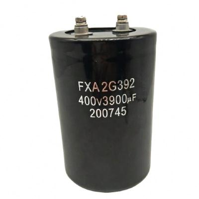 China High quality big Capacitor FXA2G392 Screw Terminal Aluminium Electrolytic Capacitor 400V 3900UF for sale