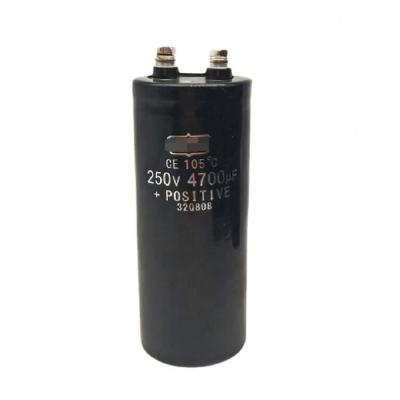 China High quality big capacitor Screw Terminal Aluminium Electrolytic Capacitor 250V 4700UF for sale
