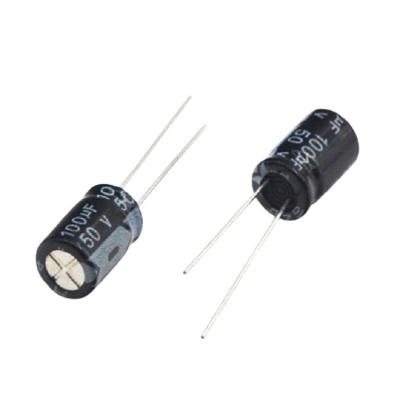 China original 50V 100UF 8*12mm 50V 330UF 10*17mm Aluminum electrolytic capacitor for sale