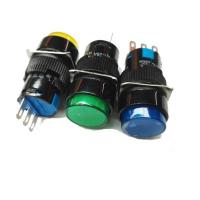 China 16Mm Push Button Switch R13-507 Self Reset Switch for sale