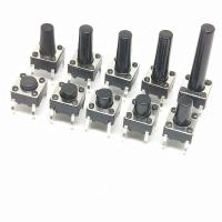 China Other Electronic Components 12 Volt Self-Locking Diameter 16Mm Green 5Pins Led Push Button Switch for sale
