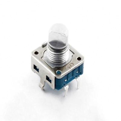 China Hot selling Half shaft 10mm rotary encoder Knob code switch EC11 with switch 20 pulse 20 positioning for sale