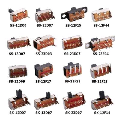 China original Toggle switch SS-12D00 SS-12D07 SS-12F15 SS-12F44 SS-13D07 SS-23D07 slide switch for sale