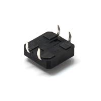 China original 12*12*7MM 4Pins Black Push Button Touch Micro Switch for sale