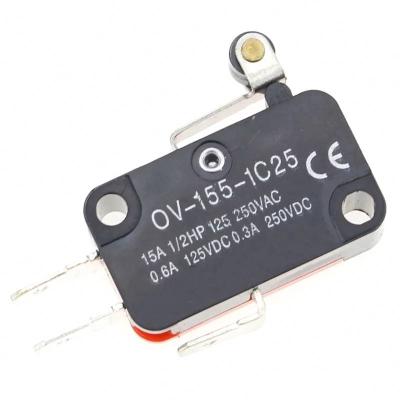 China Mini Travel Switch V-152-1C25 Inching switch limit switch for sale
