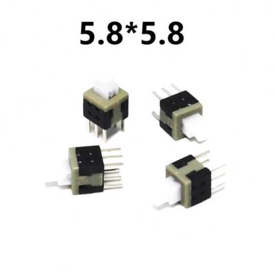 China 5.8x5.8 7x7 8x8 8.5x8.5mm LOT Self Locking / UNlock Push Tactile Power Micro Switch 6 Pin Button Switches for sale