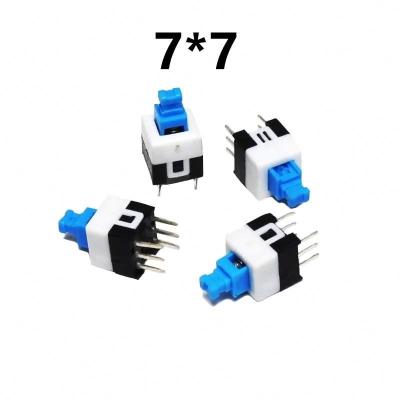 China 5.8x5.8 7x7 8x8 8.5x8.5mm LOT Self Locking / UNlock Push Tactile Power Micro Switch 6 Pin Button Switches for sale