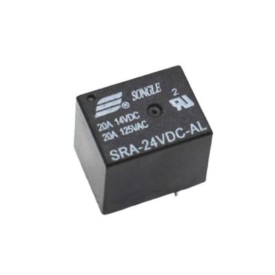 China Hot selling Automotive Relays SRA-24VDC-AL 24V 20A T74 4PIN DIP original for sale