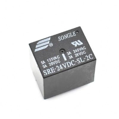China Hot selling Power Relays SRE-05VDC-SL-2C SRE-12VDC-SL-2C SRE-24VDC-SL-2C 5V 12V 24V 3A 240V DIP 8PIN original for sale