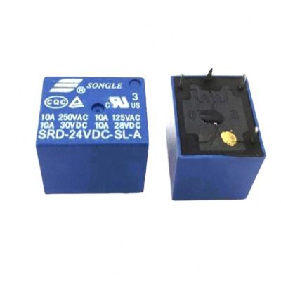 China Hot selling Relay SRD-24VDC-SL-A 24V 10A 250VAC T73 4 Pin DIP original for sale