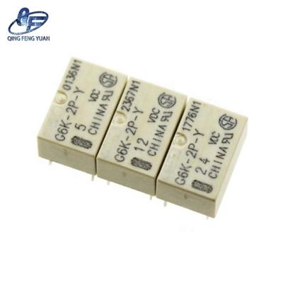 China Hot selling relays G6K-2P-Y-5VDC G6K-2P-Y-12VDC G6K-2P-Y-24VDC 8pin DIP original for sale