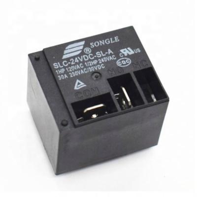China Hot selling Power Relays SLC-24VDC-SL-A 24V 30A T91 HF2100 4PIN DIP original for sale