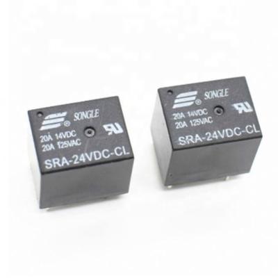 China Hot selling Relays SRA-24VDC-CL 24V T74 20A 5PIN DIP original for sale