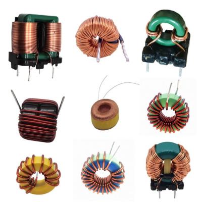 China Magnetic copper wire choke coil toroidal ferrite core through hole power inductor coil for Tesla coil generator for sale