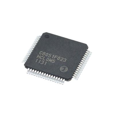 Китай C8051F023-GQR C8051F023 8051F023 8051 F023 8051F Новый и оригинальный TQFP64 встроенный микроконтроллер C8051F023-GQR продается