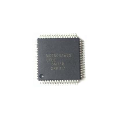 China Mikrocontroller IC-Chip MCU MC9S08AW60CFUE MC9S08AW60 QFP64 Einmalige BOM-Dienstleistung Elektronik-Teile Komponenten zu verkaufen