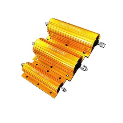 China Rx24 150W 12R Gold Aluminum Housed Wirewound Power Resistor Dynamic Braking for sale