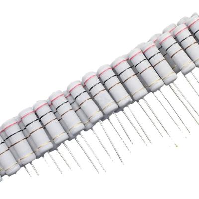 Cina Prezzo originale 1W 2W 1/4W 1/6W 100 Ohm 5% resistore variabile a pellicola di carbonio a prova di fiamma in vendita