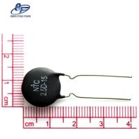 China Negative Temperature Coefficient Black NTC Thermistor 2.5D-15 For Free Samples for sale