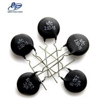 China Negative Temperature Coefficient Black NTC Thermistor 2.5D-15 For Free Samples for sale