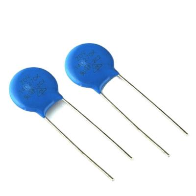 China Blue Metal Oxide Good Quality 3movs 14D270K 14D221K ZOV Varistor Resistor For Generator for sale
