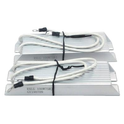 China RXLG 100W High Power Braking Wirewound Resistor 100W For Wind Grid Inverter for sale