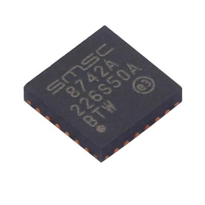 China American Microchip Integrated Circuits LAN8742A-CZ-TR Brand New Original Electronic Components Package  Monitor and Reset Ethernet Controller for sale