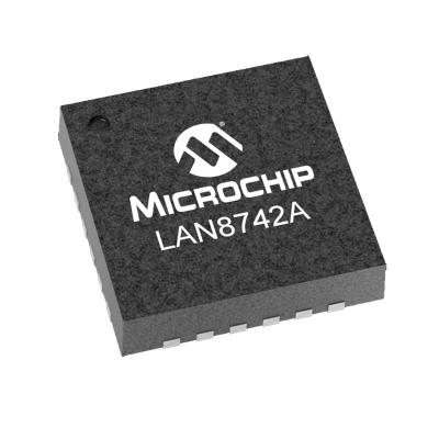 China American Microchip Integrated Circuits LAN8742A-CZ Brand New Original Electronic Components Package  Monitor and Reset Ethernet Controller for sale
