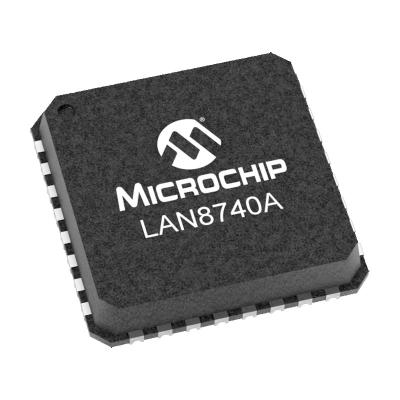 China American Microchip Integrated Circuits LAN8740A-EN-TR Brand New Original Electronic Components Package  Monitor and Reset Ethernet Controller for sale