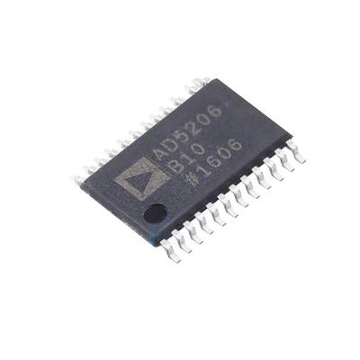 중국 신규 정품 전자제품 AD5206BRUZ10-RL7 IC 포텐시오미터 저항 콘덴시터 모니터 메모리 원스톱 IC 액세서리 판매용