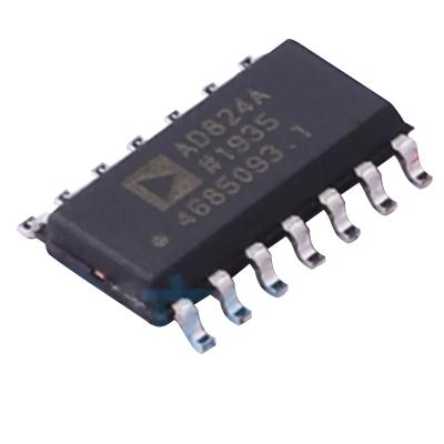 China Novos eletrônicos genuínos AD824ARZ-14-REEL7 Potenciômetro Resistor Capacitor Monitor Memória Acessórios IC One-Stop à venda