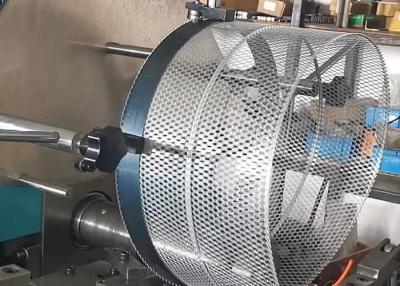 Cina Good quality automatic expanded mesh spiral coiling machine for air filters PLJY109-500 in vendita