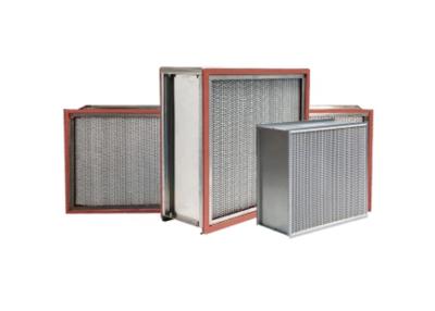 China Aluminum Frame HVAC Plate Air Conditioning Filter Industrial Hepa Air Purification for sale