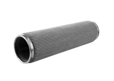 China Fibra de acero inoxidable sinterizada del metal del elemento filtrante plisada para la industria en venta