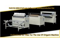 China Pre-slitting printer counting folding shaping air filter making machine for sale
