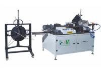 China Full Auto Diamond Mesh Spiral Pipe Center Crimping Filter Making Machine for sale
