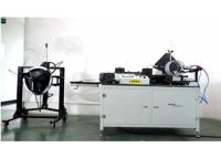 China Full Auto Diamond Mesh Spiral Pipe Center Crimping Filter Making Machine for sale