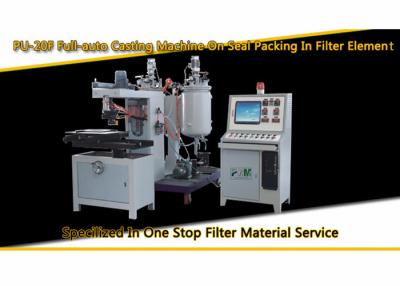 Cina 10m/Min Fast Speed PU Gluing Machine For Panel Round Air Filter in vendita