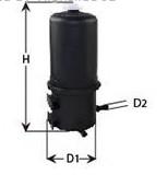 Cina Certified quality filter Screw-on Filter Oil Filter  2H0127401A/ 2H0127401B in vendita