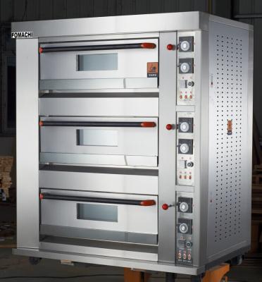 China Electric Baking Deck Oven 3 Deck 6 Trays All S/S FMX-O120C for sale