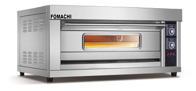 China Hot Sale Electric Deck Oven 1 Deck 2 Trays Front S/S FMX-O38A for sale